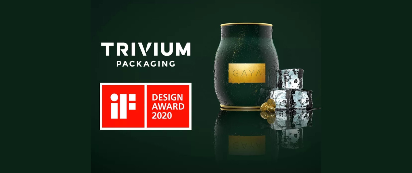 Trivium Packaging | Gaya can earns Trivium design accolade
